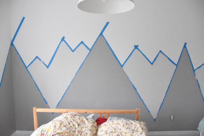 How To Create A DIY Mountain Mural For A Nursery J For Jen How To Create A DIY Mountain Mural For A Nursery J For Jen
