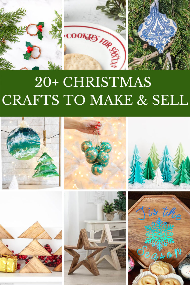 20+ Christmas Crafts To Sell {start a side hustle!} - THE SWEETEST DIGS